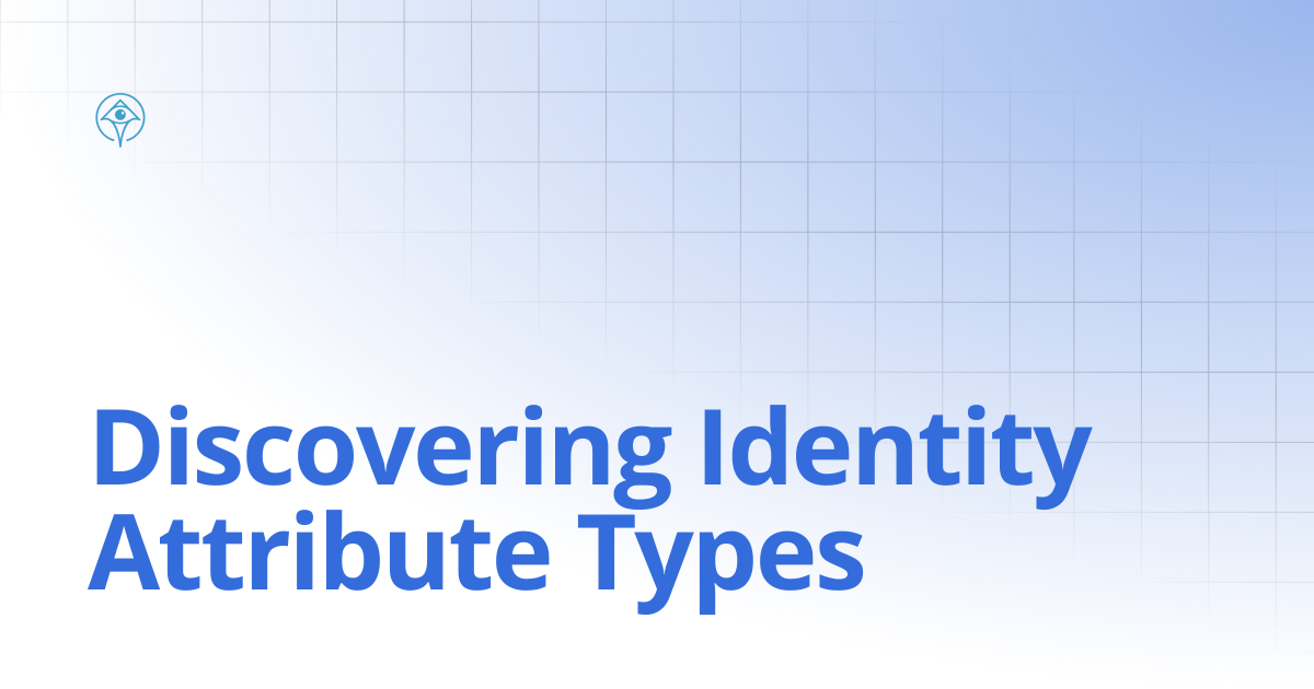 Discovering Identity Attribute Types | API Reference | Apono