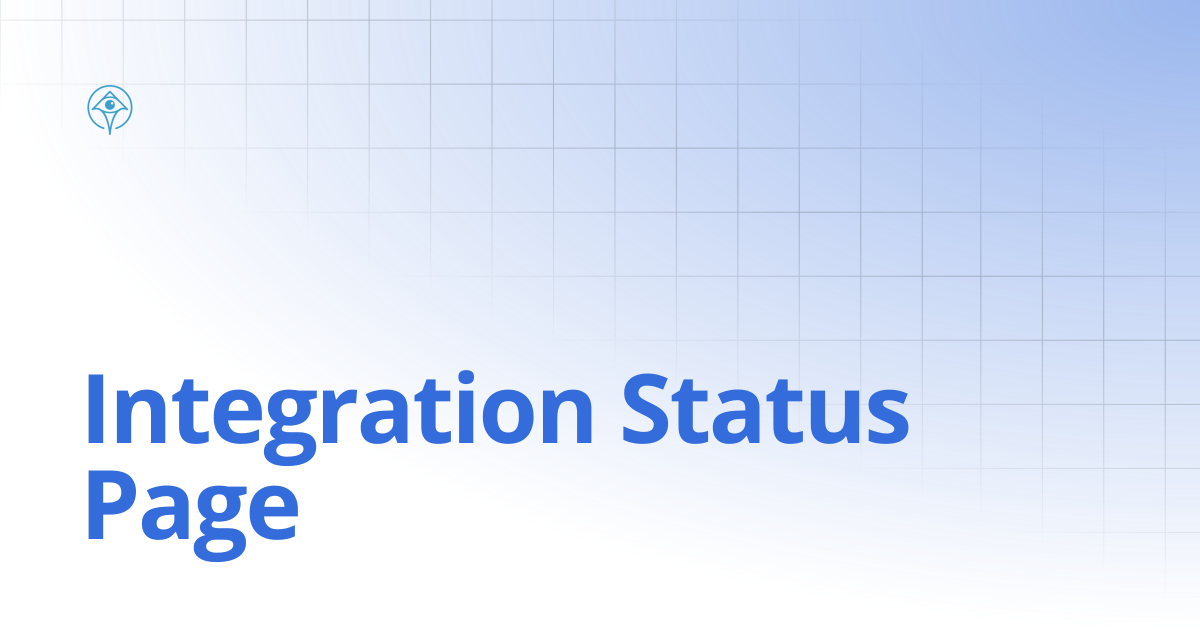 Integration Status Page | Documentation and Guides | Apono