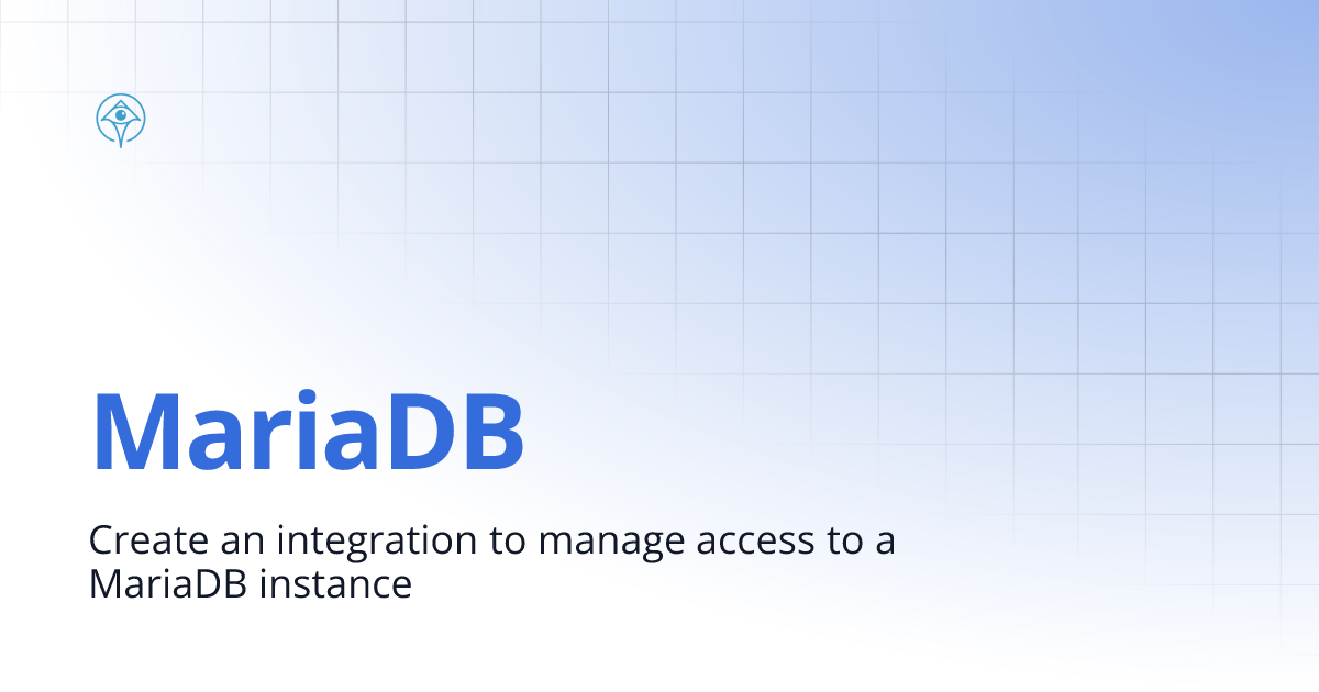 MariaDB | Documentation and Guides | Apono