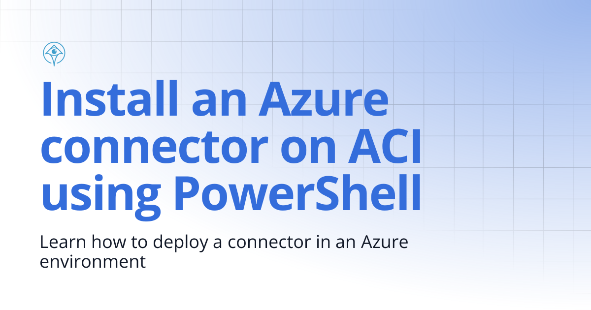 Install an Azure connector on ACI using PowerShell | Documentation and ...